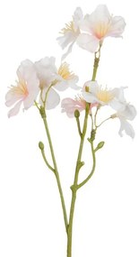 Dekorační umělá větvička s růžovými květy Kersenboom - 25 cm