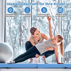 Costway Kladina gymnastická kladina 210 cm skládací gymnastická kladina