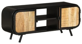 TV stolek 110 x 30 x 45 cm hrubé mangovníkové dřevo 328414