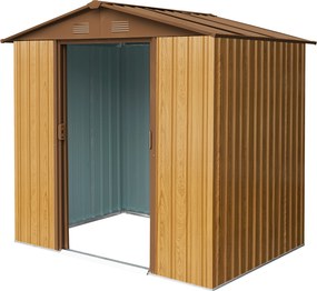 Zahradní domek BestBerg ZDB-2D / 2,5 m² / 194 x 131 x 184 cm / dekor dřevo/hnědá