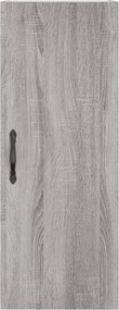 Skříň highboard šedá sonoma 34,5 x 34 x 180 cm kompozitní dřevo 3198887
