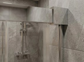 Gelco Luxor sprchové dveře do niky 130 x 200 cm posuvné chrom čiré sklo GU1213CH