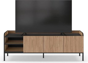 TV stolek v dekoru dubu v přírodní barvě 160x55x42 cm Adara – Marckeric