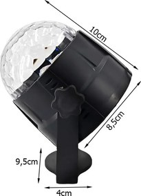 Verk Group Disco ball led reflektor rgb projektor
