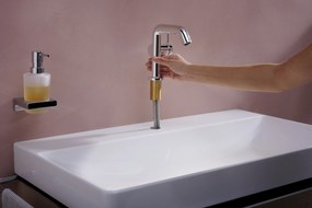 Hansgrohe Tecturis S, páková umyvadlová baterie 110 Fine CoolStart EcoSmart+ s odtokovou soupravou, chromová, HAN-73320000