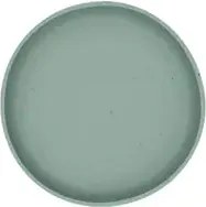 KikkaBoo Talíř Platinum Silicone Sage / od 6 měsíců