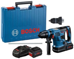 Bosch Nářadí - 18V AKU vrtací kladivo SDS Plus, 2x aku 8,0 Ah ProCORE, nabíječka 0611914002