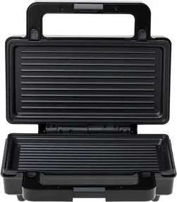 Adler AD 3073 stříbrno-černá / Sendvičovač 2 v 1 / 1000 W / 2 sendviče