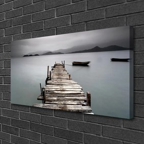 Obraz na plátně Most Moře Architektura 120x60 cm