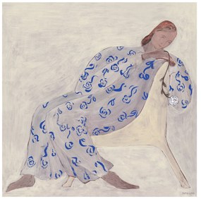 The Poster Club Plakát Rose by Sofia Lind 100x100cm