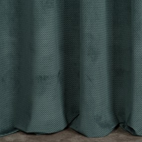 ZATEMŇOVACÍ ZÁVĚS NA PÁSCE ELIZA 140X300 CM TMAVĚMÁTOVÁ