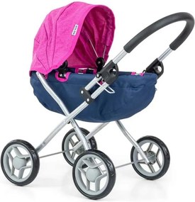 Dětský kočárek pro panenky Milly Mally Dori Prestige Navy