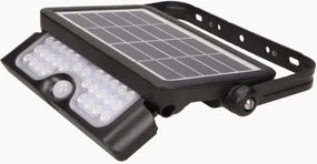 Solární reflektor ORNO AD-SL-6108BLR4, 500lm, IP65, 4000K, 2x1500mAh, černá
