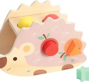 TEDDIES Zatloukačka a xylofon Ježek / Dřevo / 2v1 / od 10 měsíců