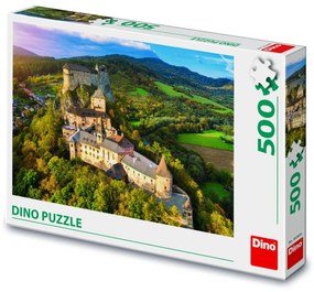 Dino Puzzle Oravský hrad, Slovensko 47x33cm 500dílků v krabici 33,5x23x3,5cm
