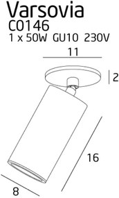 MAXlight VARSOVIA C0146