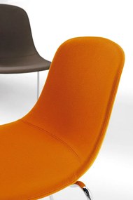 INFINITI - Židle PURE LOOP MONO - s čalouněným sedákem