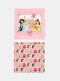 Sinsay - Bavlněné povlaky na polštáře Disney Princess 2 pack - růžová