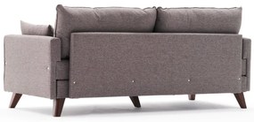 Hanah Home Rozkládací pohovka BELLA hnědá 208 cm 825BLC2583