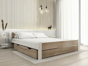 Úložný box pod postel 150 cm, dub sonoma