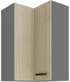Kuchyňská Skříňka SCANDI jedle/Antracit 60X60 GN-90 2F (90°)