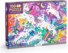 Mudpuppy Puzzle Kouzelní jednorožci / 100 dílků / od 5 let