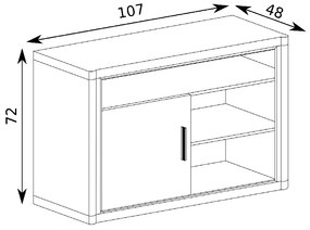 Dallas T - TV stolek D11 - trufla