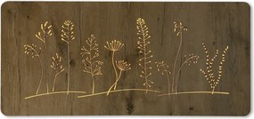 Li-Go "Louka" světelný obraz 230V 90x40 cm provedení povrchu: dub světlý