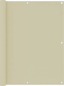 vidaXL Balkónová zástěna 120 x 300 cm oxfordská látka [134956] Barva: krémová