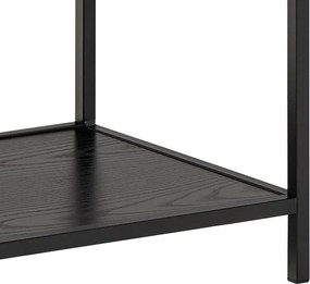 Knihovna Seaford IV 114 cm černá