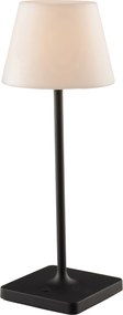 FAN LED-JAMMIN-L-NER VÝPRODEJ Nabíjecí venkovní stolní svítidlo JAMMIN černá, kov, LED 2,2 W, 60 lm, 3000 K, stmívatelné, IP54, 39 x 15 cm - FANEUROPE