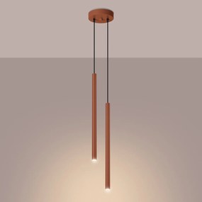 Sollux Lighting Závěsné svítidlo PASTELO 2 červené okrové