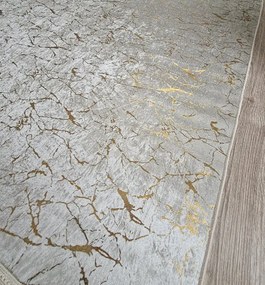 HU Moderní koberec v béžovo-zlatých odstínech Parys Creme-Gold Rozměr: 50x80 cm