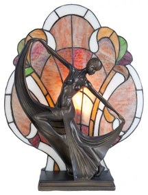 Stolní lampa Tiffany Woman – 35x15x44 cm