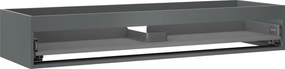 Mexen Box-A, závěsná skříňka, 140 cm, 1 zásuvka, grafitová matná, 91AX0-1400-235-1-66