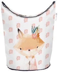 Koš na prádlo a hračky Forest School-Girl Fox (60l)