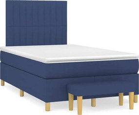 Box spring postel s matrací černá 120x190 cm textil 3270424
