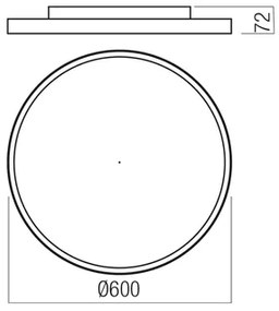 Redo 01-3751-DALI Dama, černo-zlaté stropní/závěsné svítidlo, LED 50W, 3000/4000/5000K, průměr 60cm, DALI