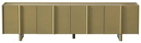 Khaki TV stolek z borovicového dřeva 200x53x46 cm Basu – WOOOD
