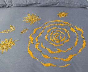 Povlečení z mikrovlákna EMBROSA šedé Rozměr povlečení: 70 x 80 cm | 140 x 200 cm