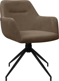 Jídelní židle Merlinda manšestr – taupe