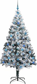 Umělý vánoční stromeček Bílá 210 cm PVC, ocel a plast 3396978