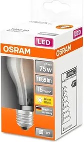 OSRAM LEDSCLA75 / LED žárovka / 7.5W / E27 / 2700K / 230V / matná