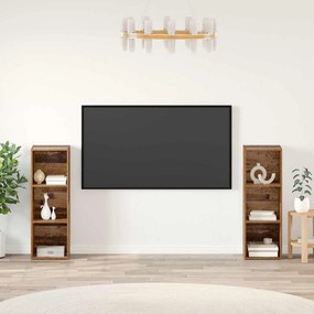 Sestava TV skříněk 2 ks Staré dřevo Kompozitní dřevo 3393546
