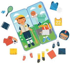 Petit Collage Magnetické puzzle Sportovec