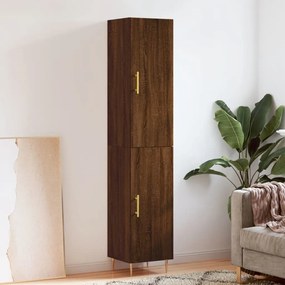 vidaXL Skříň highboard 34,5 x 34 x 180 cm kompozitní dřevo [3198778] Barva: Bílá