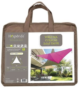 Hesperide sluneční plachta Curacao 2x2x2m taupe