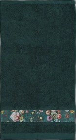 Ručník Fleur 30 x 50 cm tmavě zelený