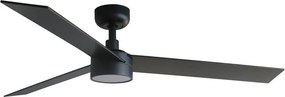 FARO 34298-1TW RUDDER L LED stropní ventilátor, černá/ořech - FARO