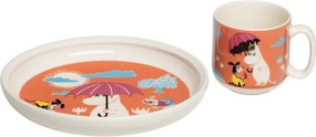 Set hrnku a talíře Moomin Under the Umbrella, dárkový box